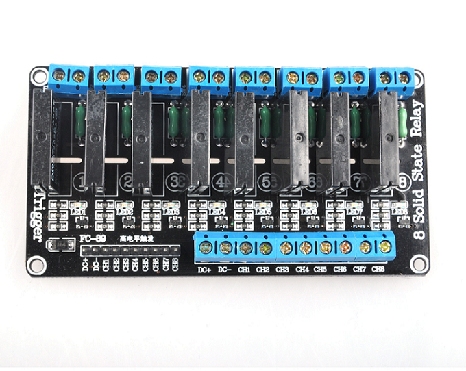 Shield relé de estado sólido 8Ch | Didácticas Electrónicas I+D